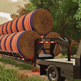 Kaufman 50ft Bale Hauler v1.0 FS22 Mod | Farming Simulator 22 Mod