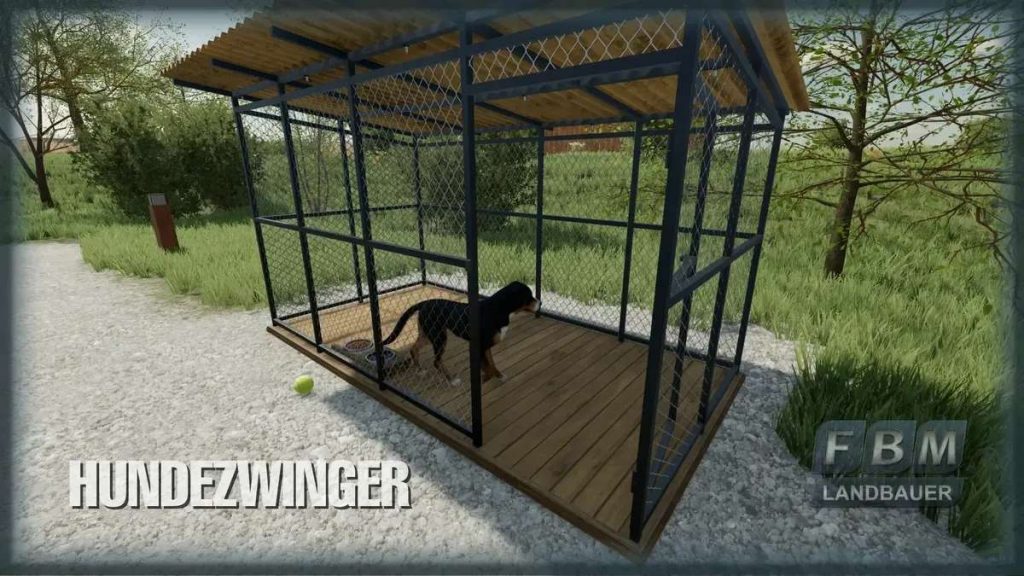 Landbauer Dog Cage v1.0 FS22 Mod | Farming Simulator 22 Mod