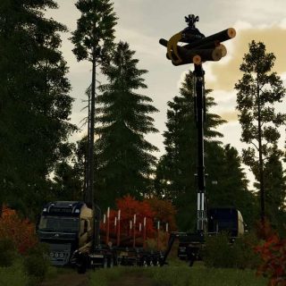Lizard Timber Loader v1.0 FS22 Mod | Farming Simulator 22 Mod