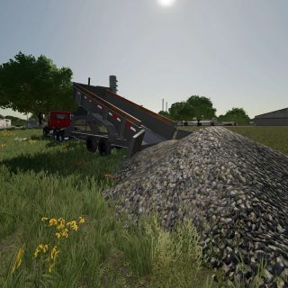 Load Trail Dump Trailer v1.0 FS22 Mod | Farming Simulator 22 Mod
