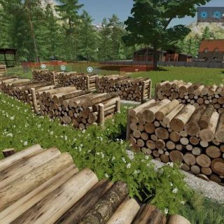 Log decoration v1.0 FS22 Mod | Farming Simulator 22 Mod