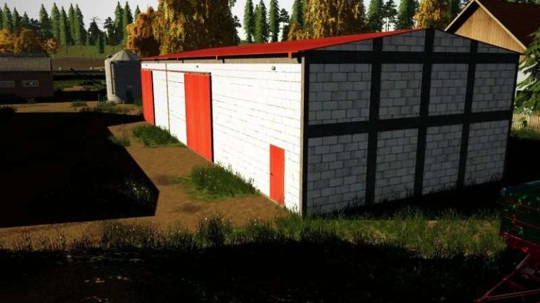 Machine hall v1.1 FS22 Mod | Farming Simulator 22 Mod