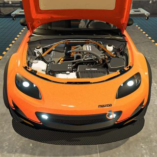 Mazda MX-5 Super20 2010 V1.0 FS22 Mod | Farming Simulator 22 Mod