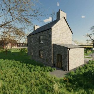 Modern UK Farmhouse v1.0 FS22 Mod | Farming Simulator 22 Mod