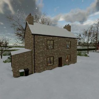 Modern UK Farmhouse v1.0 FS22 Mod | Farming Simulator 22 Mod