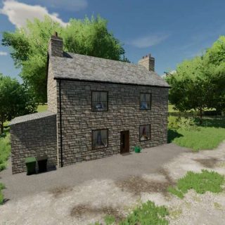 Modern UK Farmhouse v1.0 FS22 Mod | Farming Simulator 22 Mod