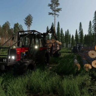 MTZ 892.2 Forestry v1.0 FS22 Mod | Farming Simulator 22 Mod
