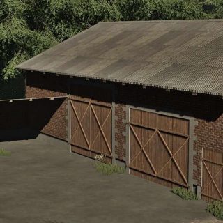 Old Brick Buildings Pack v1.0 FS22 Mod | Farming Simulator 22 Mod
