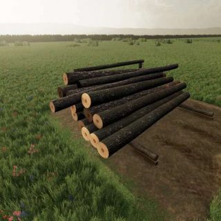 Old Log Storage v1.0 FS22 Mod | Farming Simulator 22 Mod