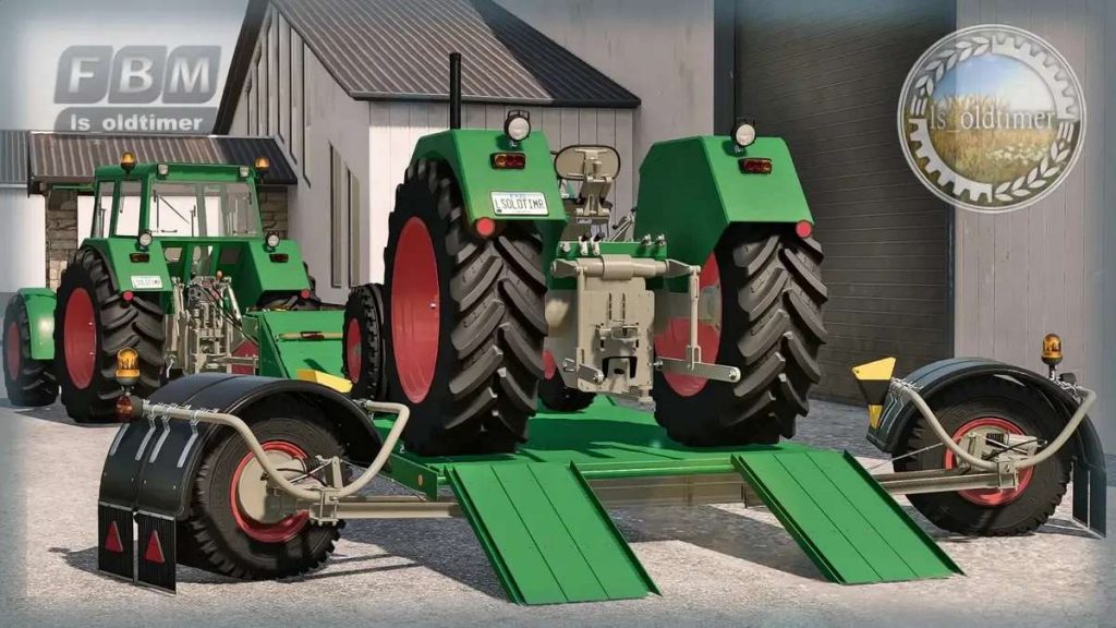 Oldtimer low loader v1.0 FS22 Mod | Farming Simulator 22 Mod