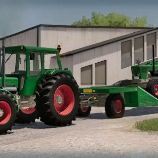Oldtimer low loader v1.0 FS22 Mod | Farming Simulator 22 Mod