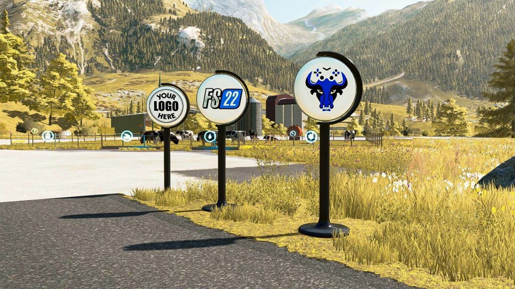 Personal Sign V1.0 FS22 Mod | Farming Simulator 22 Mod