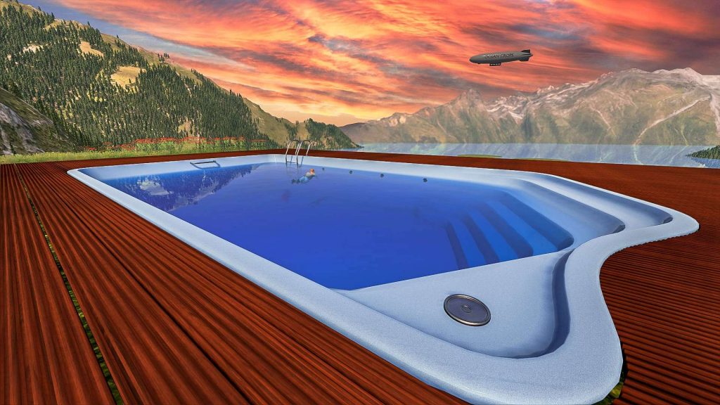 Pool Deck V1.0 FS22 Mod | Farming Simulator 22 Mod