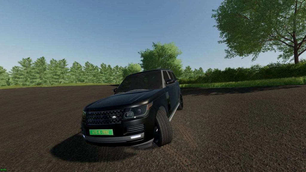 Range Rover Vogue 2014 Diplomatic v2.1 FS22 Mod | Farming Simulator 22 Mod