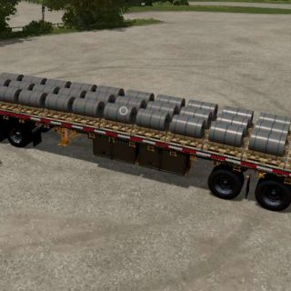 Reitnour Big Bubba Flatbed v1.1.0.1 FS22 Mod | Farming Simulator 22 Mod