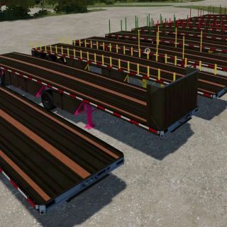 Reitnour Big Bubba Flatbed v1.1.0.1 FS22 Mod | Farming Simulator 22 Mod