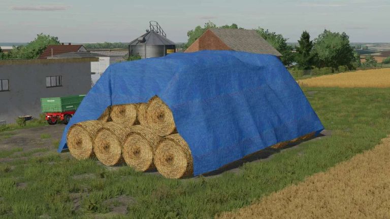 Round Bale Stack v1.0 FS22 Mod | Farming Simulator 22 Mod
