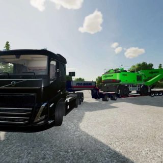 Sennebogen Material Handler v1.0 FS22 Mod | Farming Simulator 22 Mod
