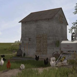Small Chicken Coop v1.0 FS22 Mod | Farming Simulator 22 Mod
