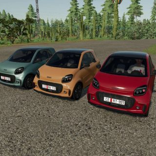Smart ForTwo EQ 2022 v1.0 FS22 Mod | Farming Simulator 22 Mod