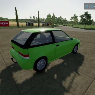 Suzuki Swift 1.3 v1.0 FS22 Mod | Farming Simulator 22 Mod