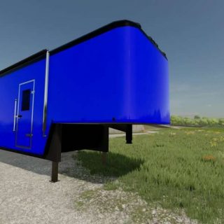 Triaxle Enclosed Trailer v1.0 FS22 Mod | Farming Simulator 22 Mod