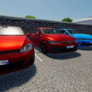 Volkswagen Golf 8 GTI v1.0 FS22 Mod | Farming Simulator 22 Mod