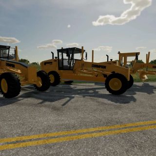 Volvo G740B-Volvo G740-Champion 740A Grader Pack v1.0 FS22 Mod ...