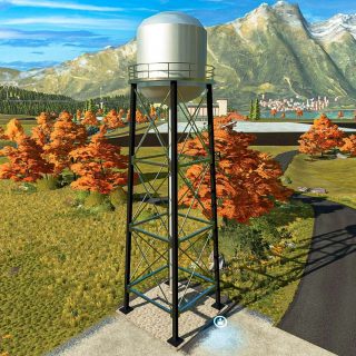 Water Tower V1.0 FS22 Mod | Farming Simulator 22 Mod