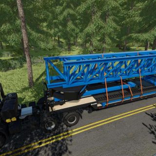 Wood Crane v1.0 FS22 Mod | Farming Simulator 22 Mod
