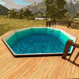 Wooden Pool Deck V1.0 FS22 Mod | Farming Simulator 22 Mod