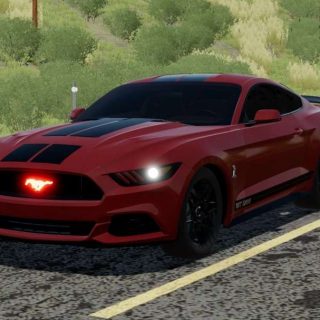 2018 Ford Mustang v1.0 FS22 Mod | Farming Simulator 22 Mod