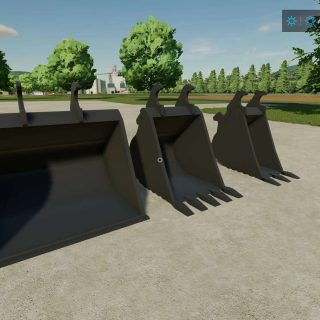 30 Ton CWS Buckets v1.0 FS22 Mod | Farming Simulator 22 Mod