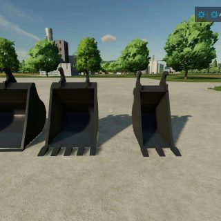 30 Ton CWS Buckets v1.0 FS22 Mod | Farming Simulator 22 Mod