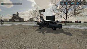 55 Chevy Old Race car v1.0 FS22 Mod | Farming Simulator 22 Mod