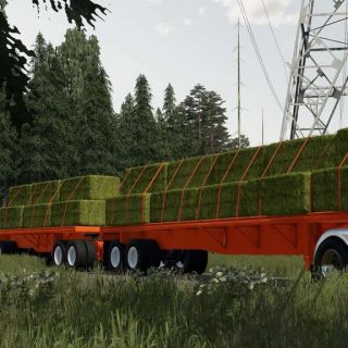 American Flatbed Pack v1.0 FS22 Mod | Farming Simulator 22 Mod