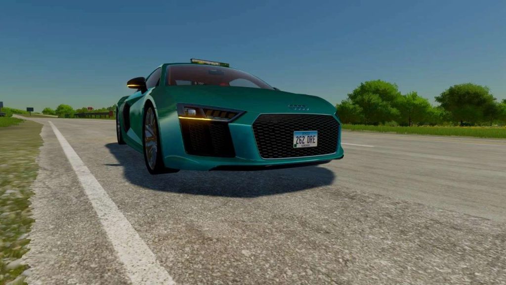 Audi R8 v2.1 FS22 Mod | Farming Simulator 22 Mod