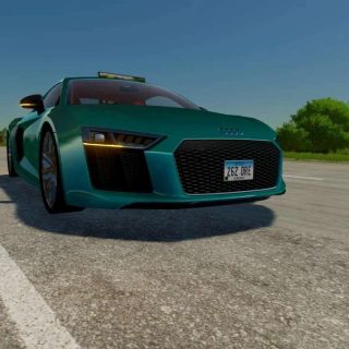 Audi R8 v2.1 FS22 Mod | Farming Simulator 22 Mod