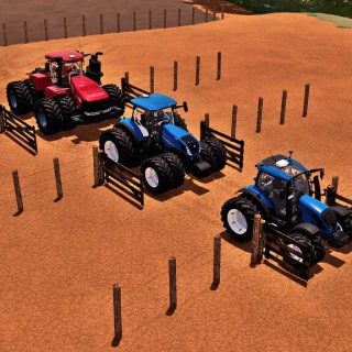 Barbed Wire Fence And Wooden Gate v1.0 FS22 Mod | Farming Simulator 22 Mod