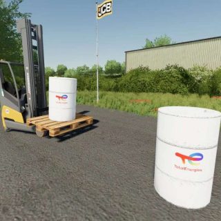 Barrel of oil Total Energies v2.0 FS22 Mod | Farming Simulator 22 Mod