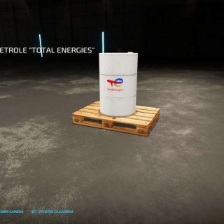 Barrel of oil Total Energies v2.0 FS22 Mod | Farming Simulator 22 Mod