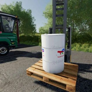 Barrel of oil Total Energies v2.0 FS22 Mod | Farming Simulator 22 Mod