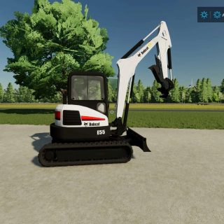 Bobcat E55 v1.0 FS22 Mod | Farming Simulator 22 Mod