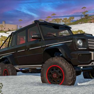 Brabus B63S-700 6x6 V1.1 FS22 Mod | Farming Simulator 22 Mod