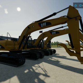 Cat 30 Ton Excavator Pack v1.0 FS22 Mod | Farming Simulator 22 Mod