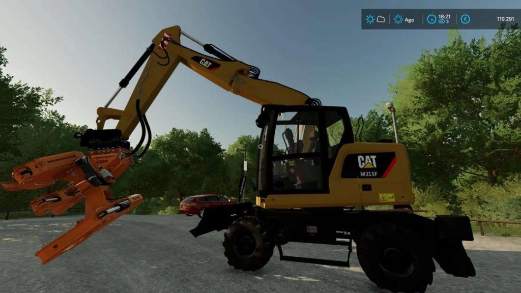 Cat 315m v1.0 FS22 Mod | Farming Simulator 22 Mod