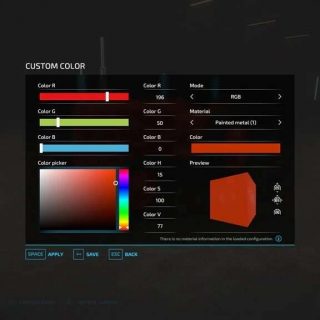 Color Configurator v1.2 FS22 Mod | Farming Simulator 22 Mod