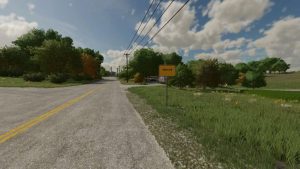 Customizable Town Sign v1.0 FS22 Mod | Farming Simulator 22 Mod