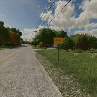 Customizable Town Sign v1.0 FS22 Mod | Farming Simulator 22 Mod