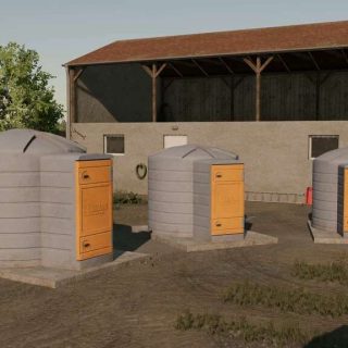 Diesel Tank Pack v1.0 FS22 Mod | Farming Simulator 22 Mod